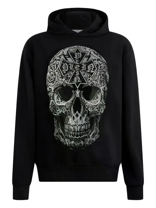 Philipp Plein Skull Embellished Hoodie