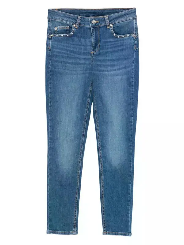 Liu Jo Stud-pocket Denim Jeans
