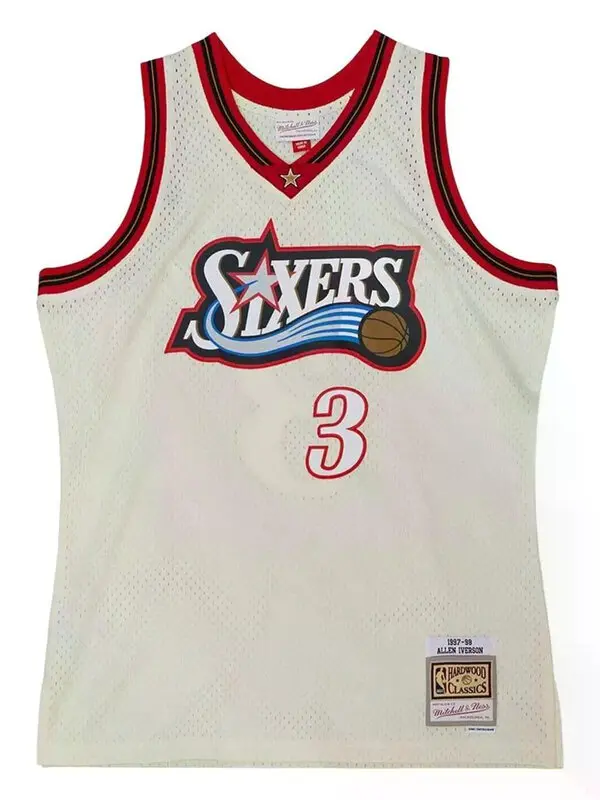 Mitchell & Ness 76ers 1997 Logo Tank Top - Neutrals