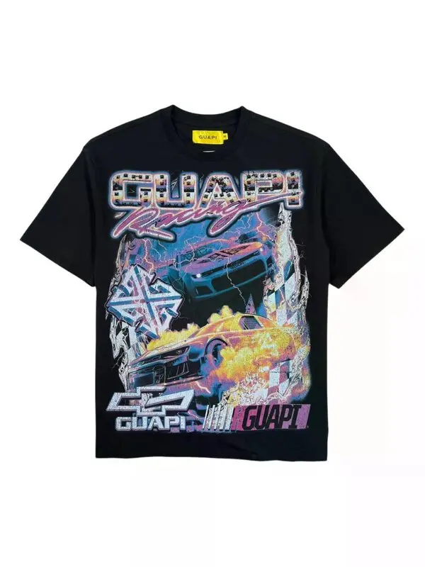GUAPI Nitro Drift Tee V1 Graphic T-shirt - Black