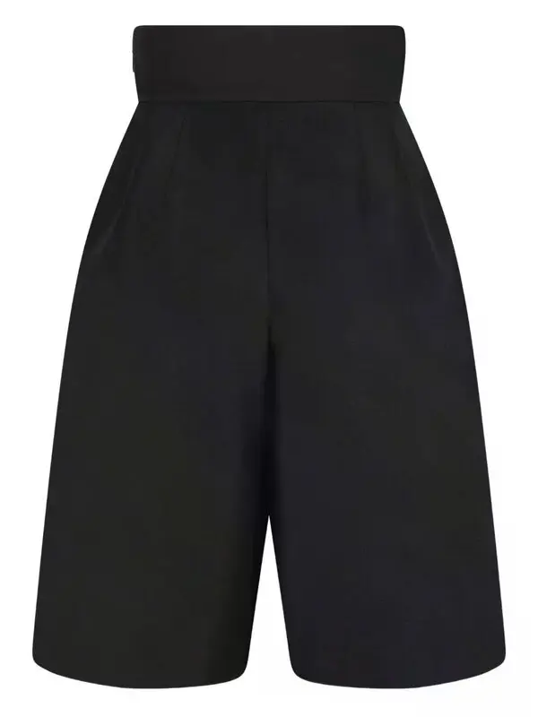 Valentino Garavani Pleated Shorts With Bow Detail