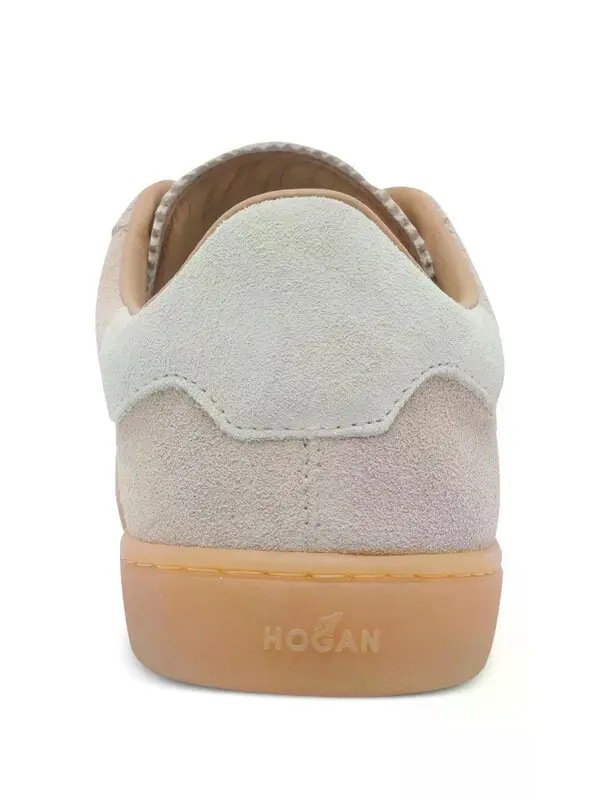 Hogan Suede Trainers With Logo Patch