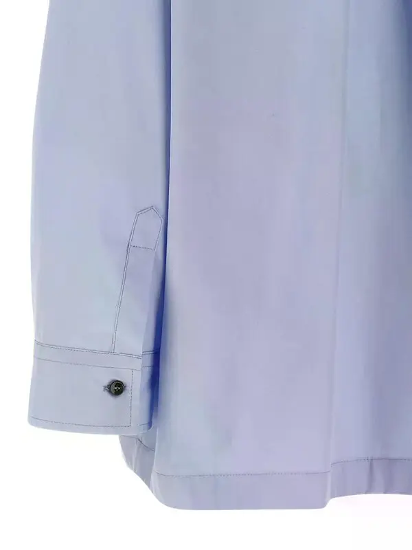 Brunello Cucinelli Jewel-detail Pocket Shirt - Blue