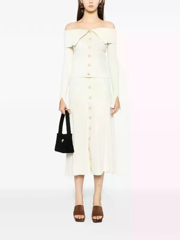 Zimmermann Rebellion Midi Skirt - Neutrals