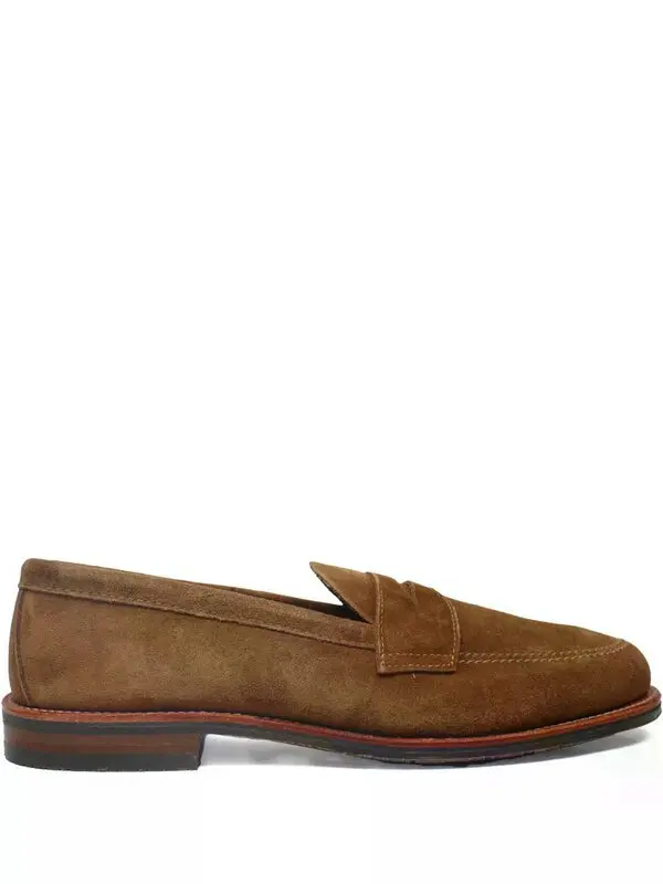 Alden Suede Penny Loafers