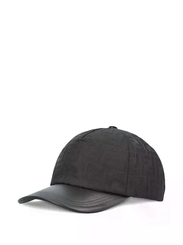 Fendi Monogram Baseball Cap - Black