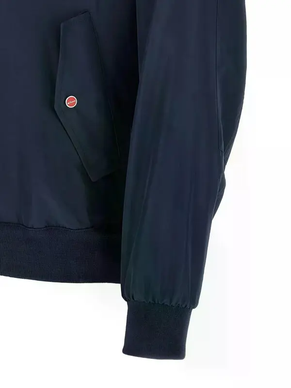 Kiton Cima Mandarin-collar Jacket - Blue