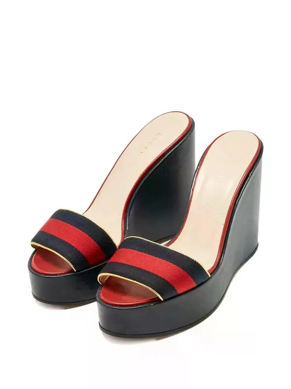 Gucci Wedge Heel Platform Sandals