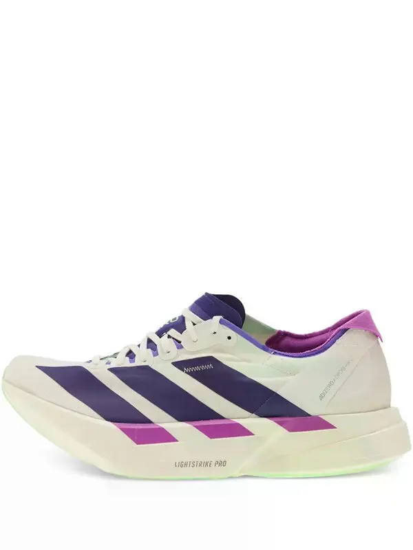 Adidas Adizero Adios Pro 4 Stripe Sneakers - Neutrals