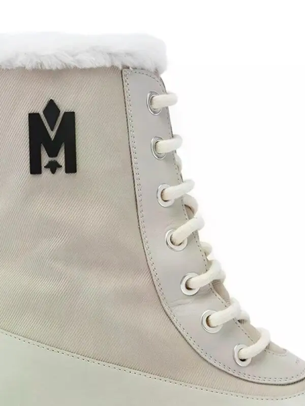 Mackage Logo Embellishment Boots - Neutrals