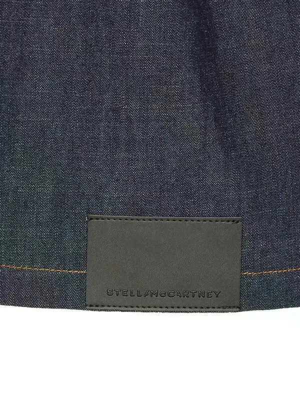 Stella McCartney Embroidered Denim Shirt - Blue