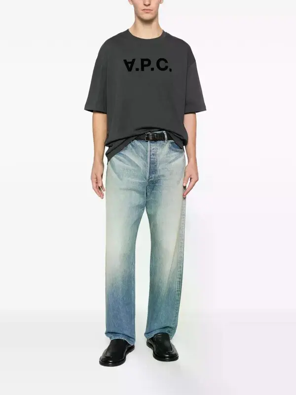 A.p.c. Logo Detail T-shirt - Grey