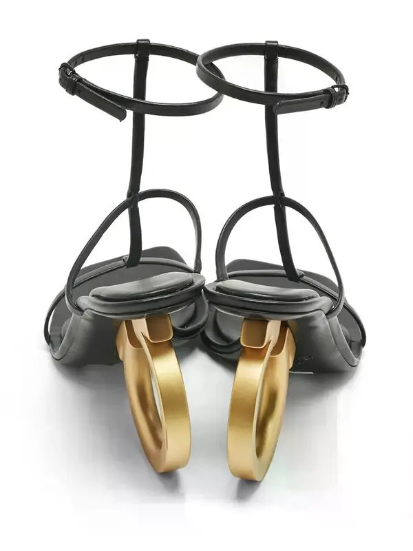 FERRAGAMO Elina Logo-heel Sandals