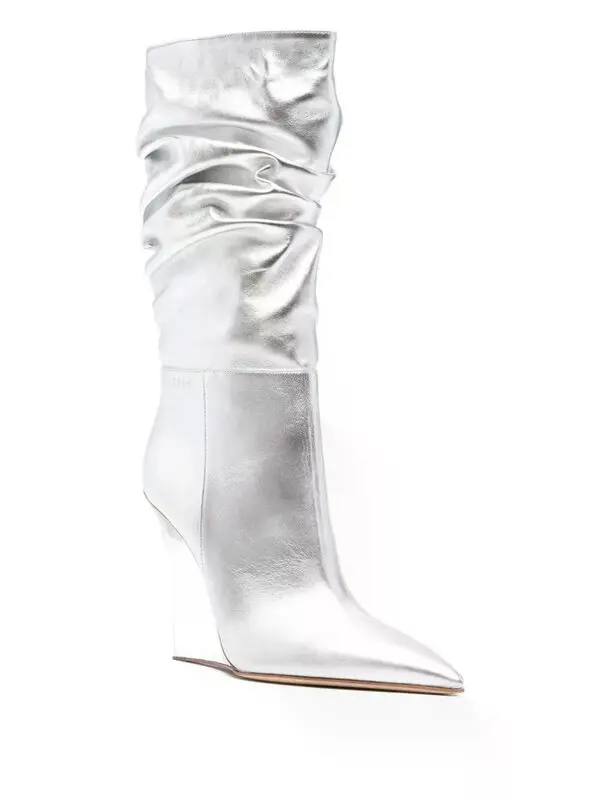 Dsquared2 Ruched Wedge-heel Boots