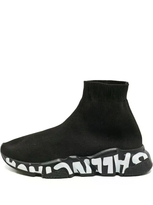 Balenciaga Stretch Fabric High-top Sneakers