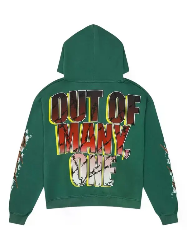 GODSPEED Art-sleeve Hoodie - Green
