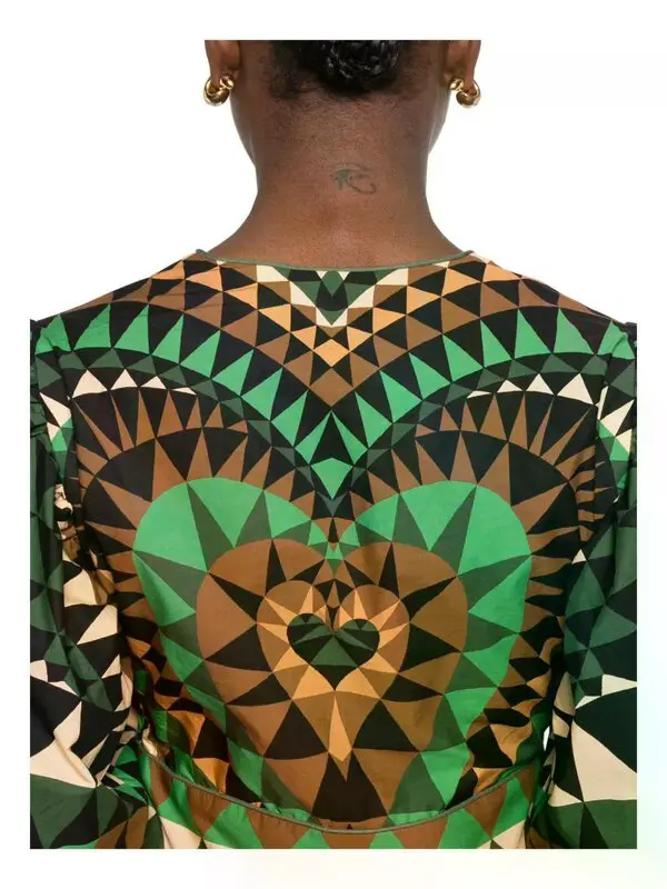 Farm Rio Heart Deco Blouse