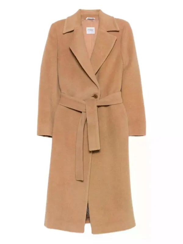 Gianfranco Ferre Belted Single-breasted Coat