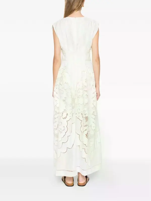 Zimmermann Daylight Waisted Lace Maxi Dress