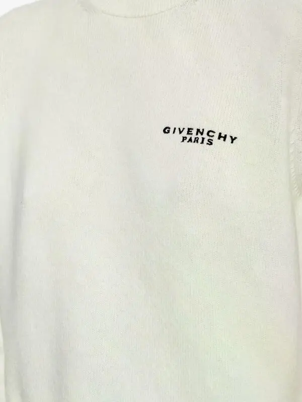 Givenchy Logo Sweater - White