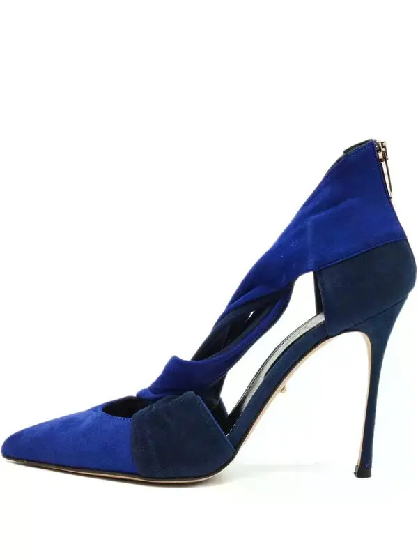 SERGIO ROSSI Cut-out Heeled Pumps