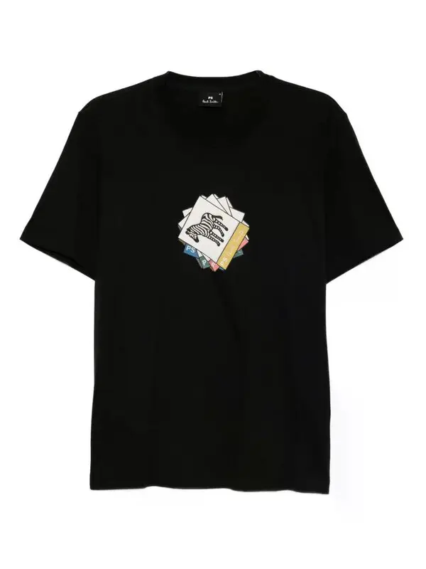 Paul Smith Graphic-printed T-shirt - Black