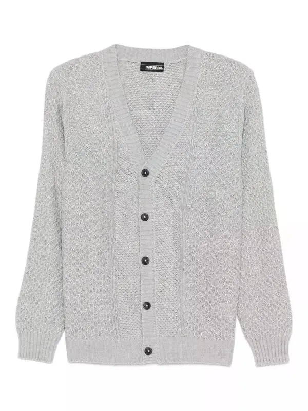 Imperial Buttoned V-neck Cardigan