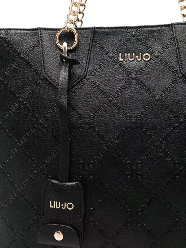 Liu Jo Embossed Chain-handles Tote Bag