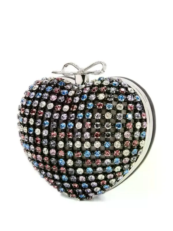 SELF-PORTRAIT Heart-shaped Clutch Bag