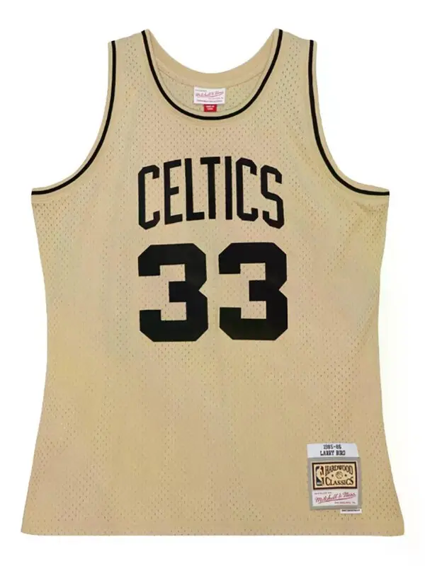 Mitchell & Ness Swingman Celtics 1985 Larry Bird Jersey Tank Top - Neutrals