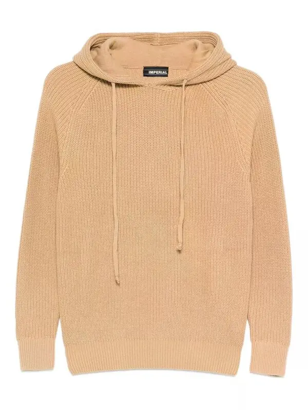 Imperial Ribbed Knit Hoodie