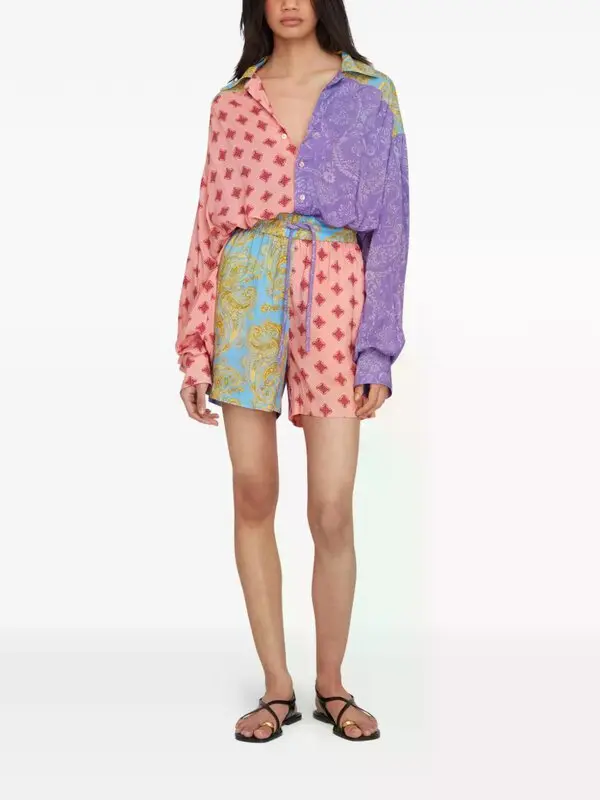 DONDE ESTEBAN Paisley Print Shorts