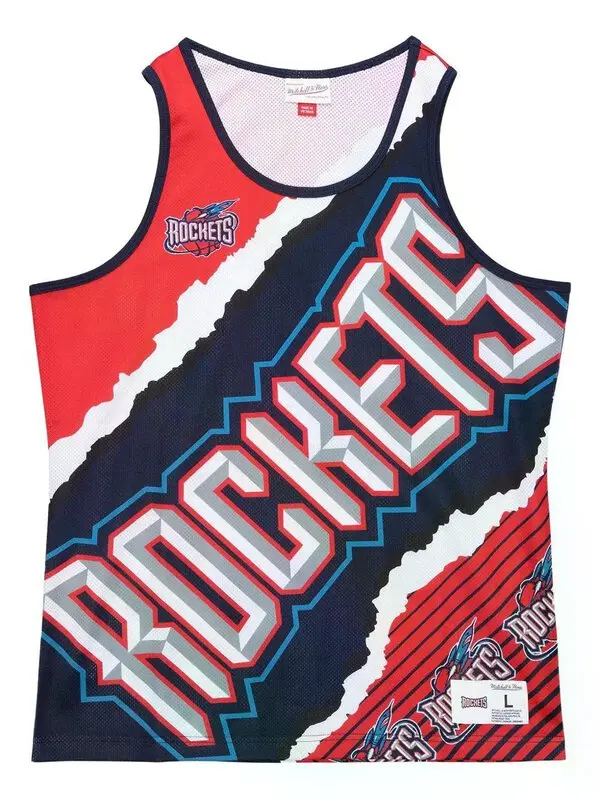 Mitchell & Ness Jumbotron 2.0 Houston Rockets Tank Top - Red