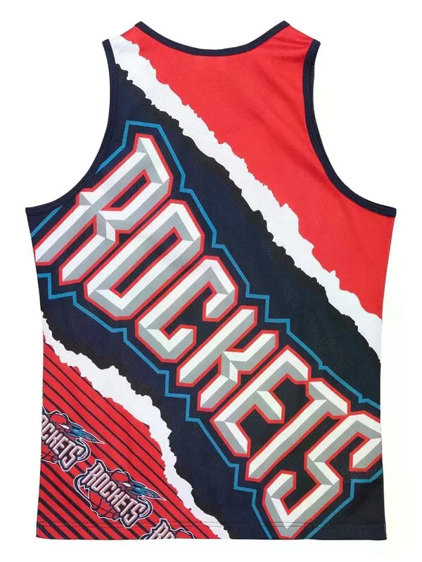 Mitchell & Ness Jumbotron 2.0 Houston Rockets Tank Top - Red