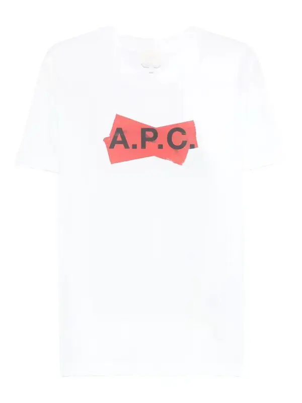 A.p.c. Logo-detail T-shirt - White