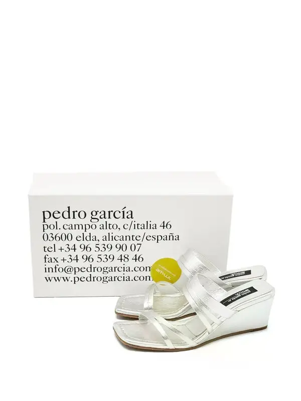 PEDRO GARCIA Tone Wedge Sandals