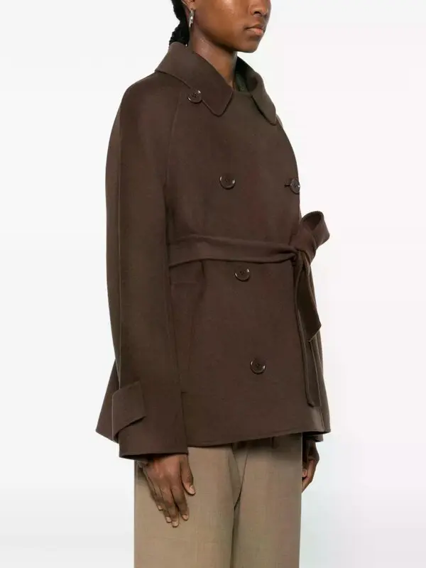 Max Mara Louise Pea Coat - Brown