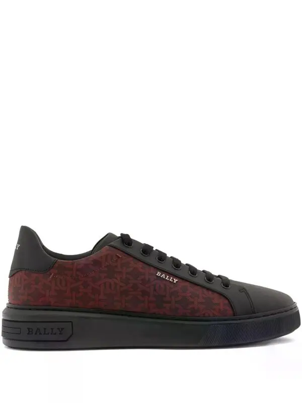 Bally Printed Leather Sneakers