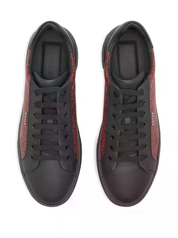 Bally Printed Leather Sneakers