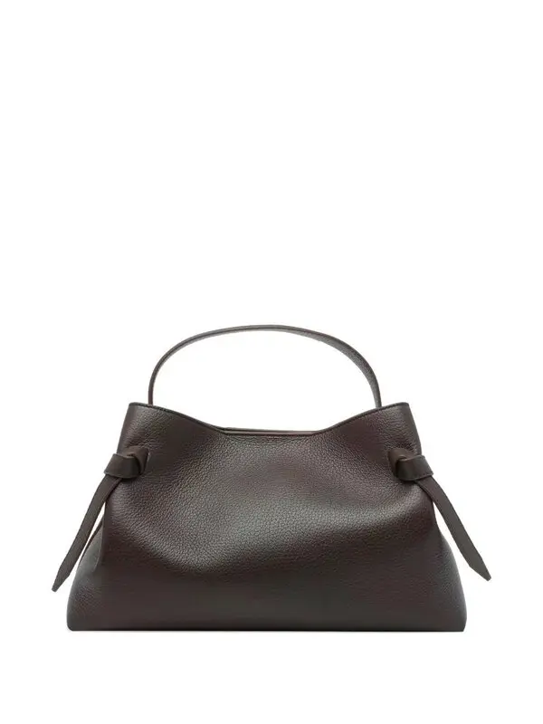 Yuzefi Gyoza Leather Tote Bag - Brown
