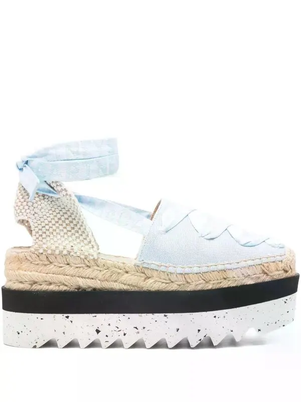 Stella McCartney Ribbon-detail Platform Espadrilles