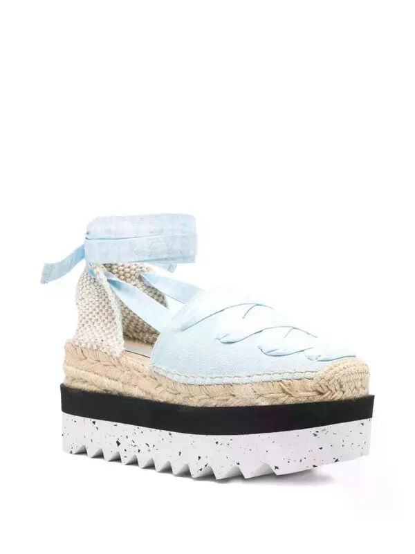 Stella McCartney Ribbon-detail Platform Espadrilles