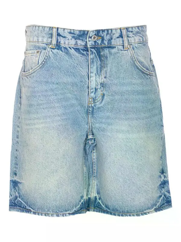 REPRESENT Denim Button-fastening Shorts
