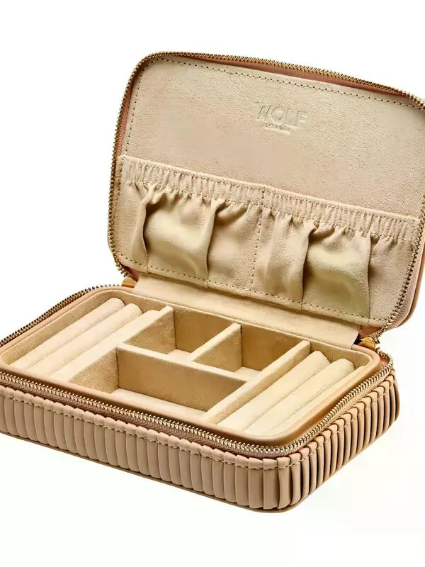 Wolf Bella Zipped Jewellery Box