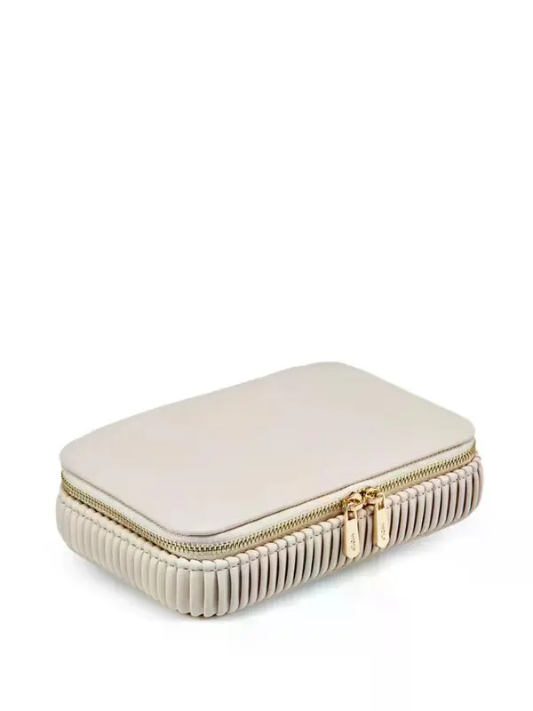 Wolf Bella Zipped Jewellery Box - Neutrals