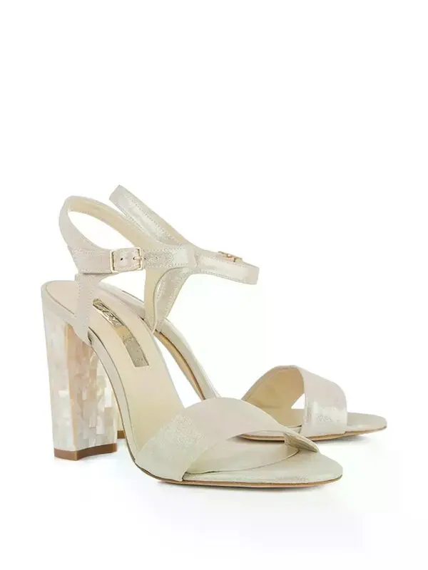 FREYA ROSE Martina Block-heel Sandals - Neutrals