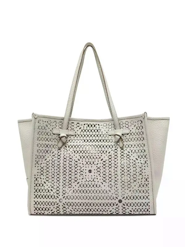 GIANNI CHIARINI Cut-out Top Handle Bag - Grey
