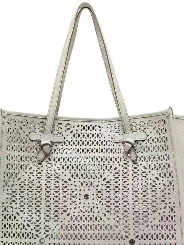 GIANNI CHIARINI Cut-out Top Handle Bag - Grey