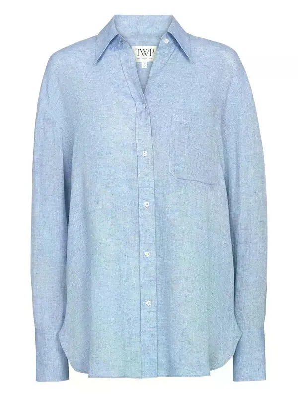 TWP Big Joe Pocket Shirt - Blue