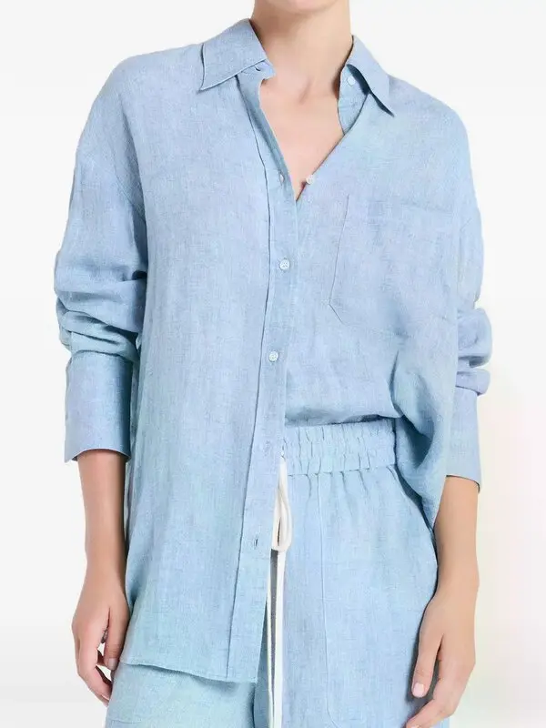 TWP Big Joe Pocket Shirt - Blue